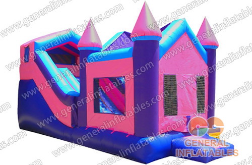 Pink Combo Castle | Inflatable Combos | Products | generalinflatables