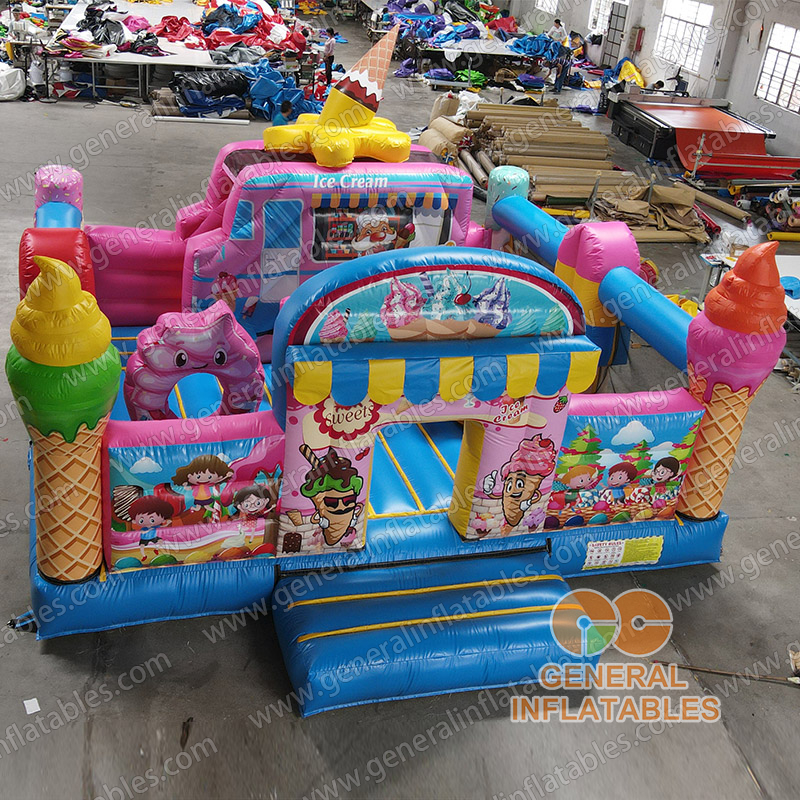 Ice Cream Funland | Inflatable Funlands | Products | generalinflatables