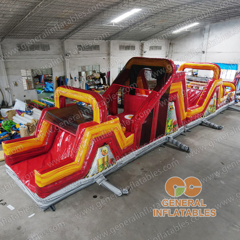 Yellow And Red Marble Obstacle Course | Obstacle Courses | Products ...