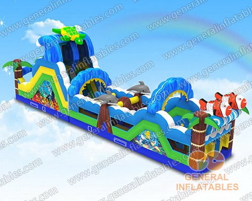 Ocean Obstacle Course | Obstacle Courses | Products | generalinflatables