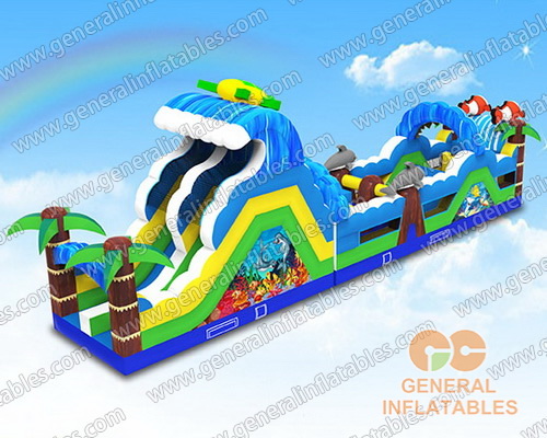 Ocean Obstacle Course | Obstacle Courses | Products | generalinflatables