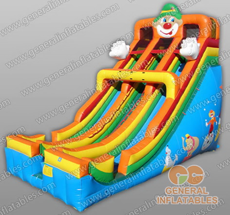 Circus Dual Lane Slide | Inflatable Slides | Products | generalinflatables