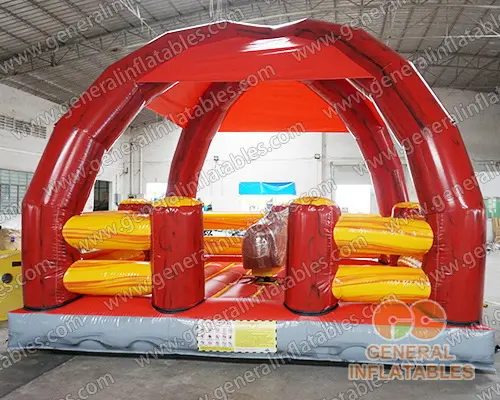 Inflatable Mechanical Rodeo Bull With Roof | Mechanical Games ...
