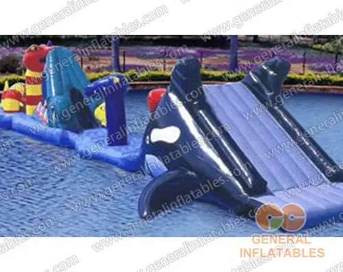Inflatable Whale Water Bridge | Sealed Water Games | Products ...