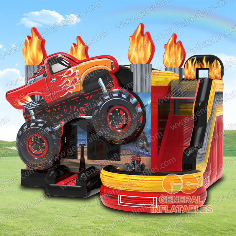 Monster Truck Water Combo | Water Combos | Products | generalinflatables