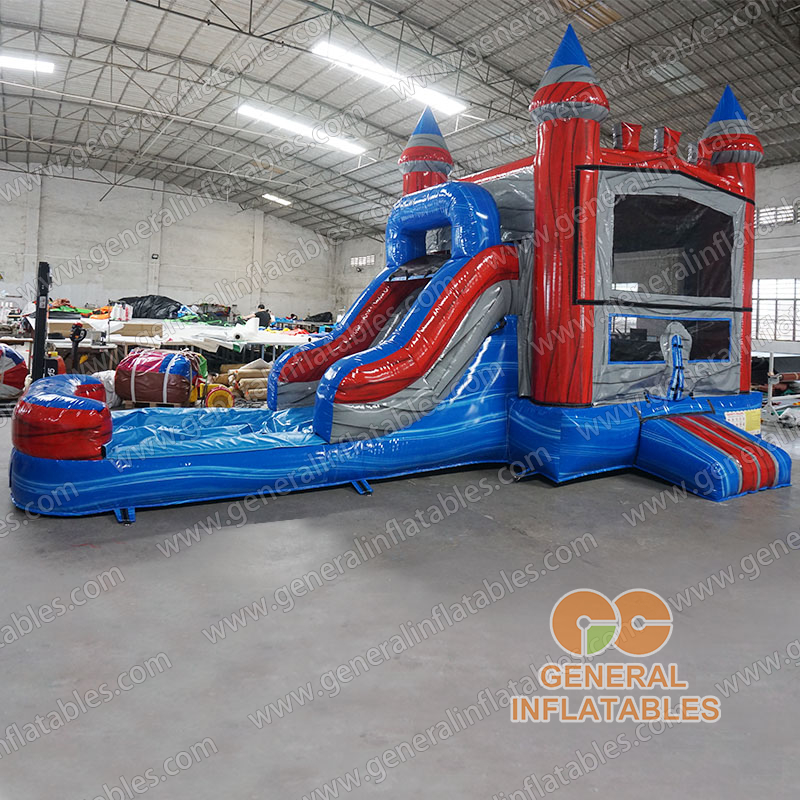Marble Castle Inflatable Combo Wet And Dry | Water Combos | Products ...
