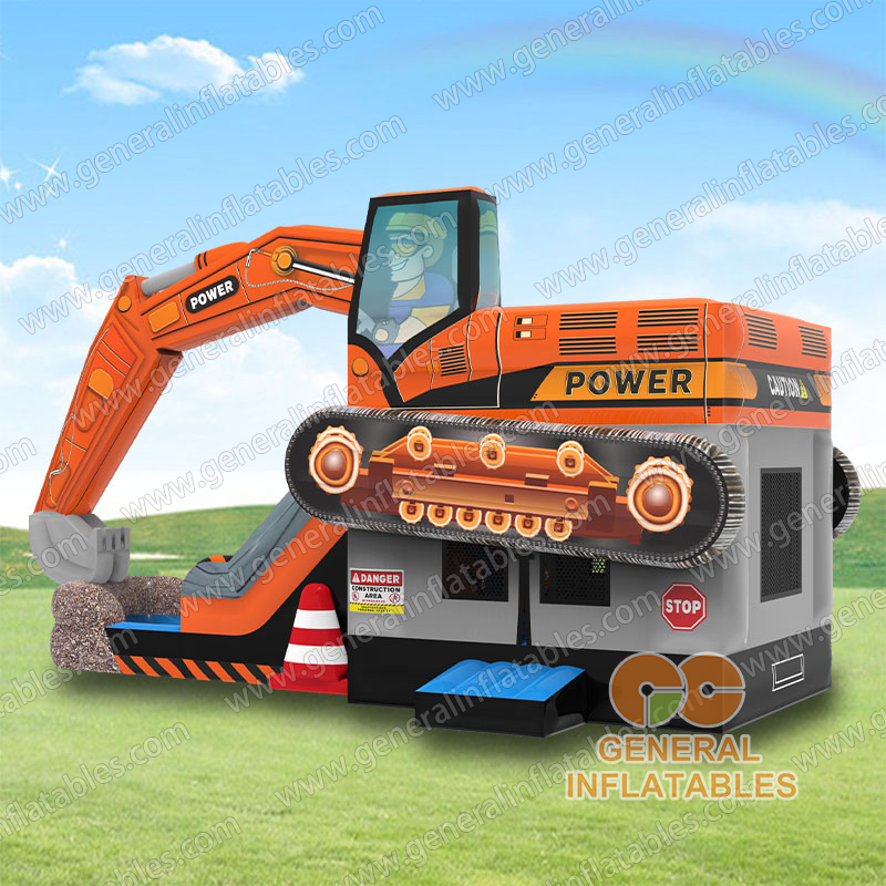 Excavator Wet/Dry Combo | Water Combos | Products | generalinflatables