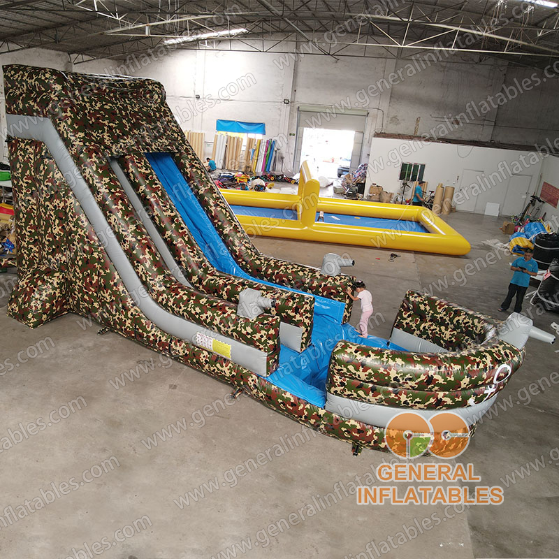 Warship Inflatable Water Slide | Inflatable Water Slides | Products ...