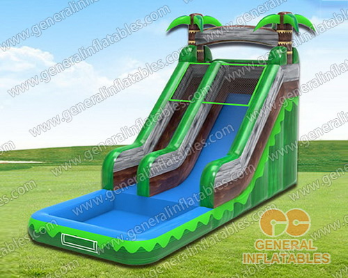 Green Water Slide | Inflatable Water Slides | Products | generalinflatables