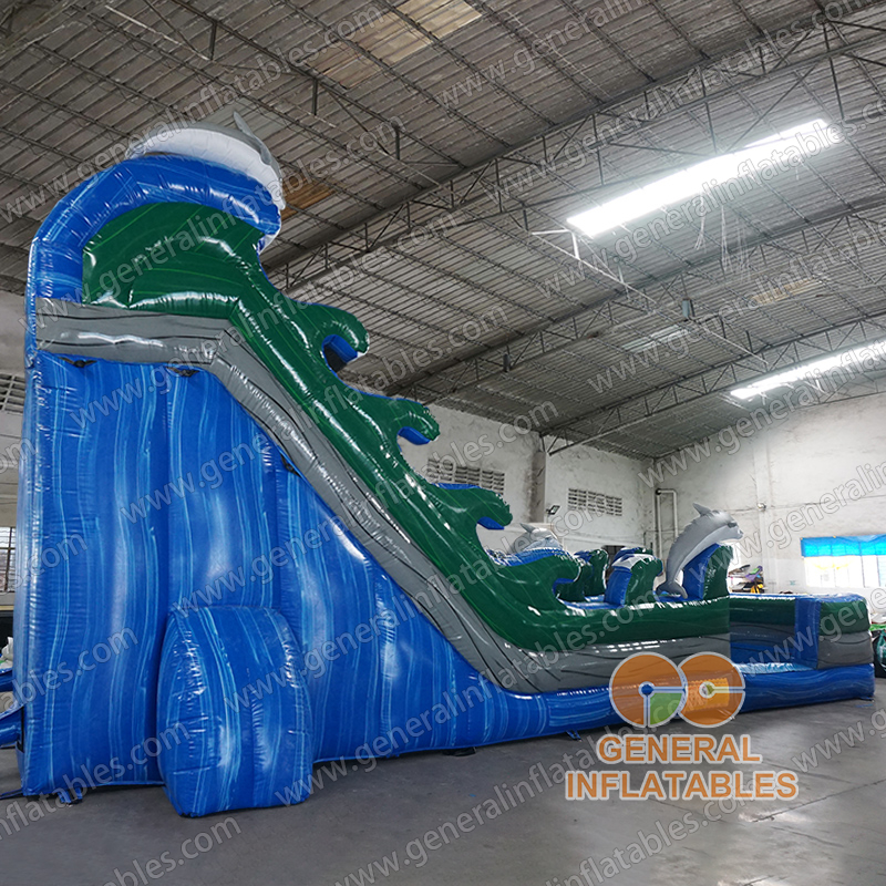 Dolphin Water Slide Dual Lane | Inflatable Water Slides | Products ...