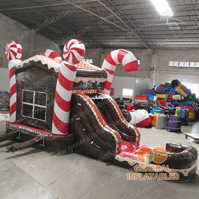 Candy Cane Christmas Bounce Combo | Christmas Inflatables | Products ...