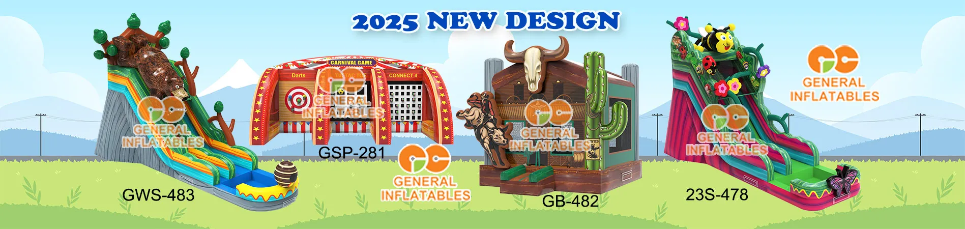 Inflatable bouncers, Inflatables slides and inflatable jumpers for SALE ...